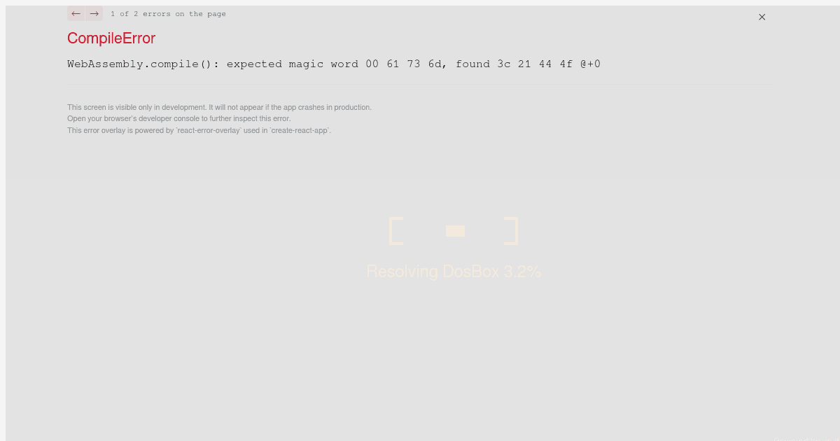 js-dos - Codesandbox