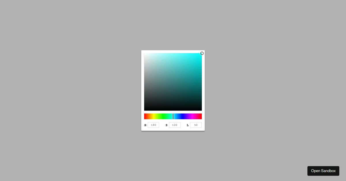 color-picker-react - Codesandbox