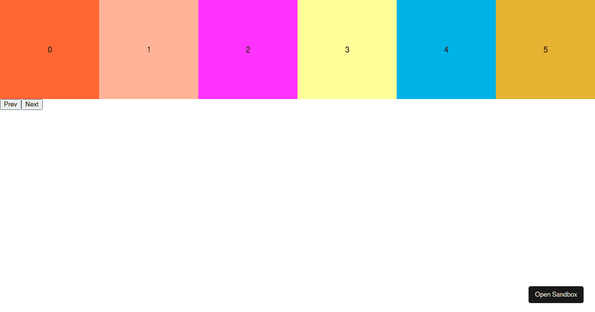 framer-motion infinite pager (infinite track) - Codesandbox