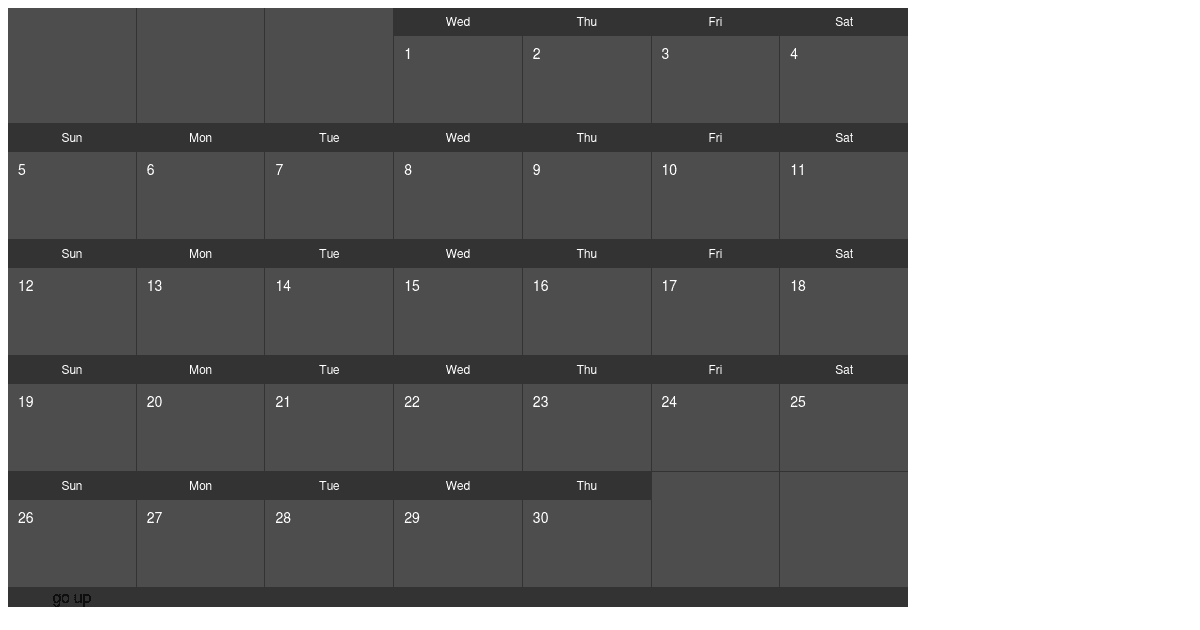 css-grid-calendar (forked) - Codesandbox