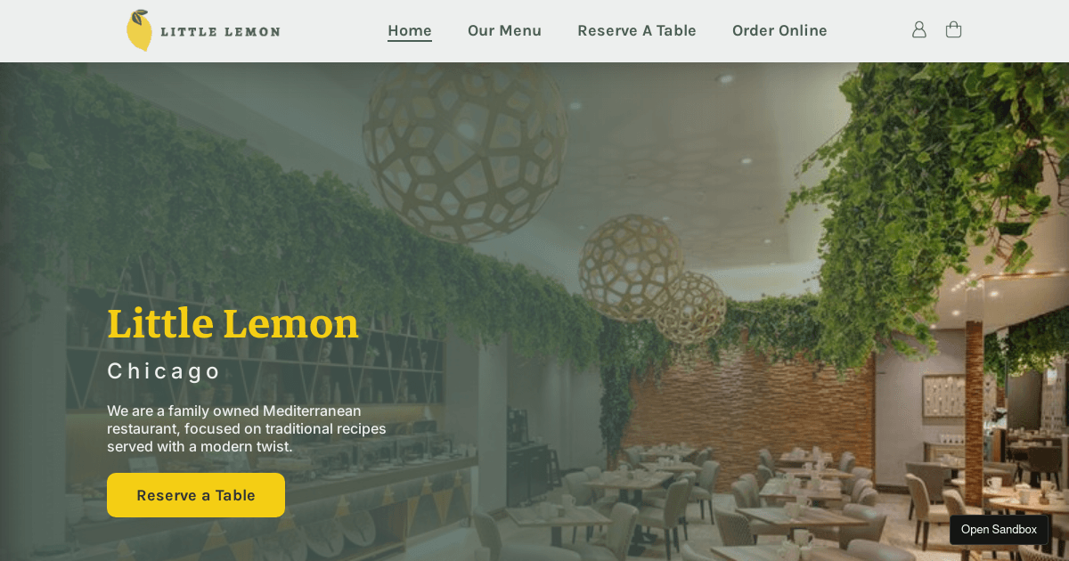 Litlle Lemon - Codesandbox