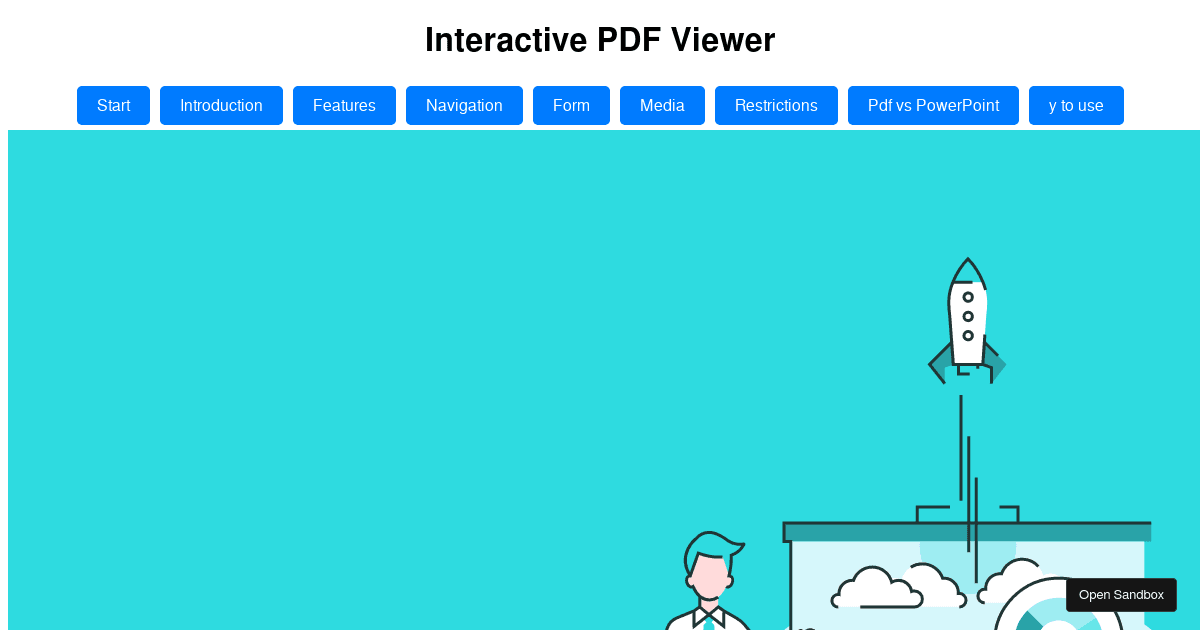 Interactive-Pdf-Sample - Codesandbox