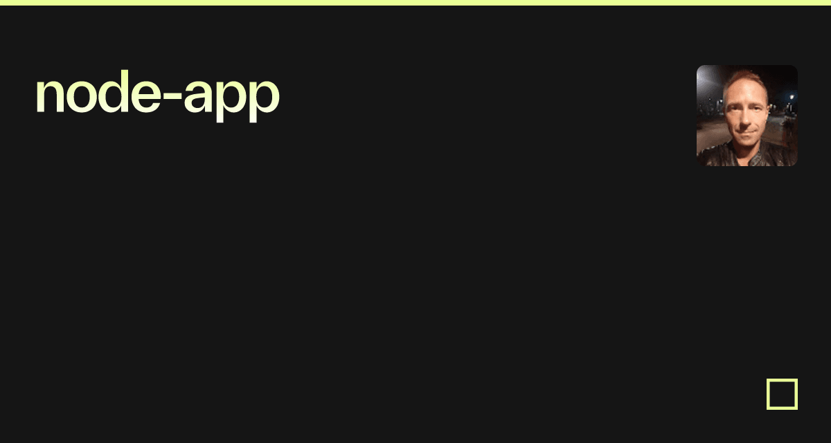 node-app - Codesandbox