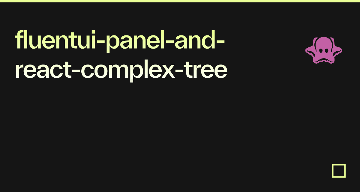 Fluentui Panel And React Complex Tree Codesandbox 9211