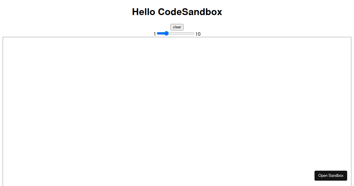 Canvas Basics - Codesandbox