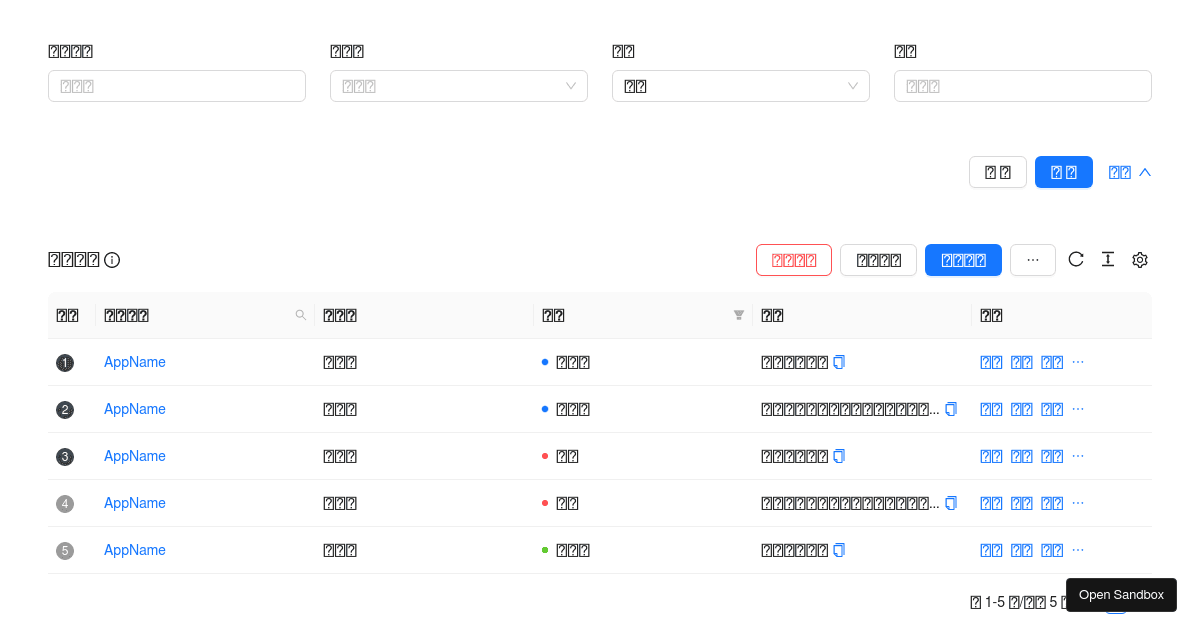 使用 DataSource - Codesandbox