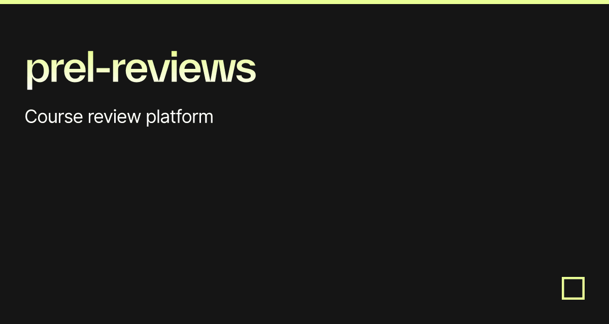 prel-reviews - Codesandbox