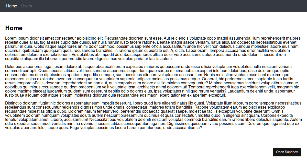 react pagination with get params in URL (HOC version) - Codesandbox