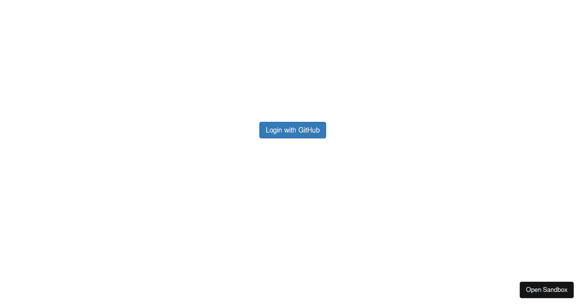 react-github-profile - Codesandbox
