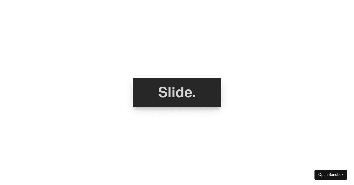 spring-slide - Codesandbox