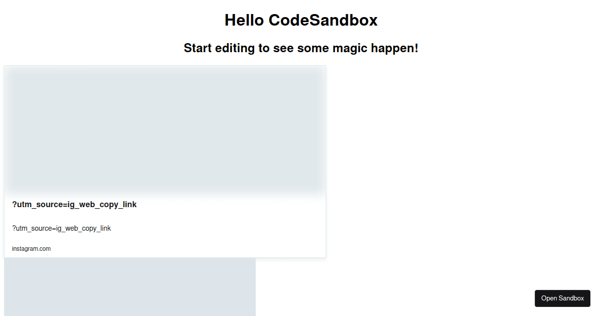 react-tiny-link - Codesandbox