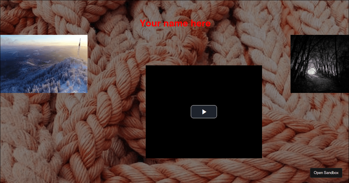 second_project - Codesandbox
