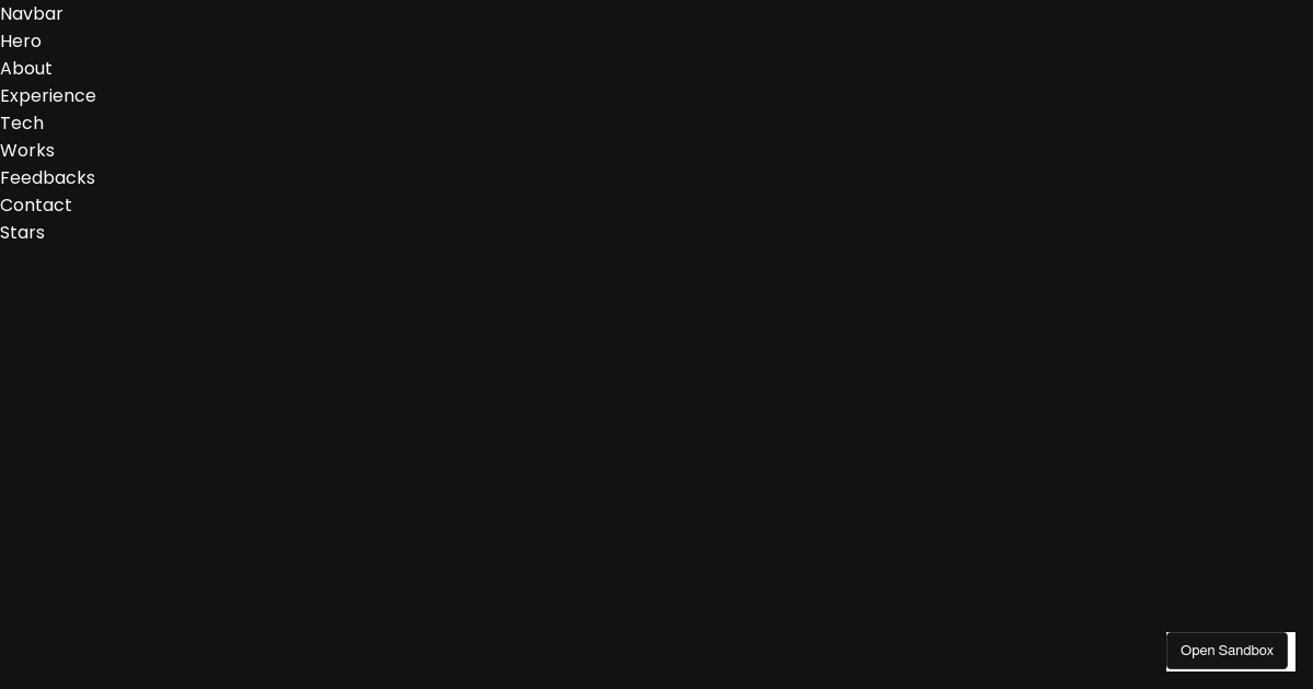 portfolio - Codesandbox