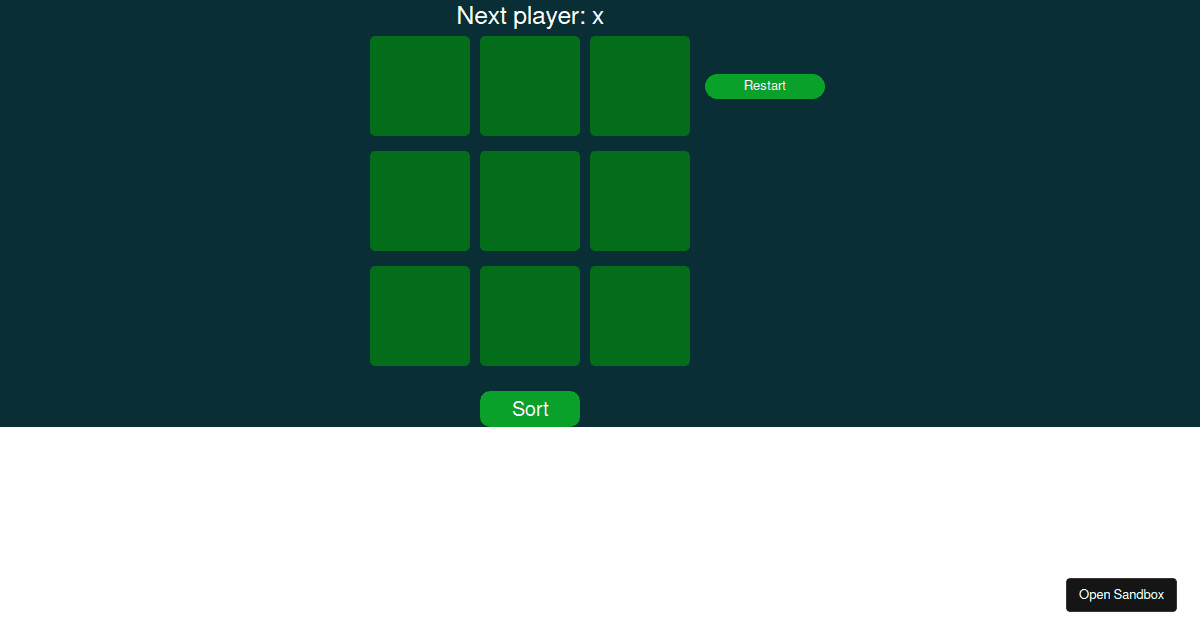 tic-tac-toe - Codesandbox