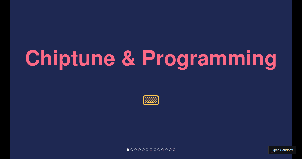 chiptune-programming-session - Codesandbox