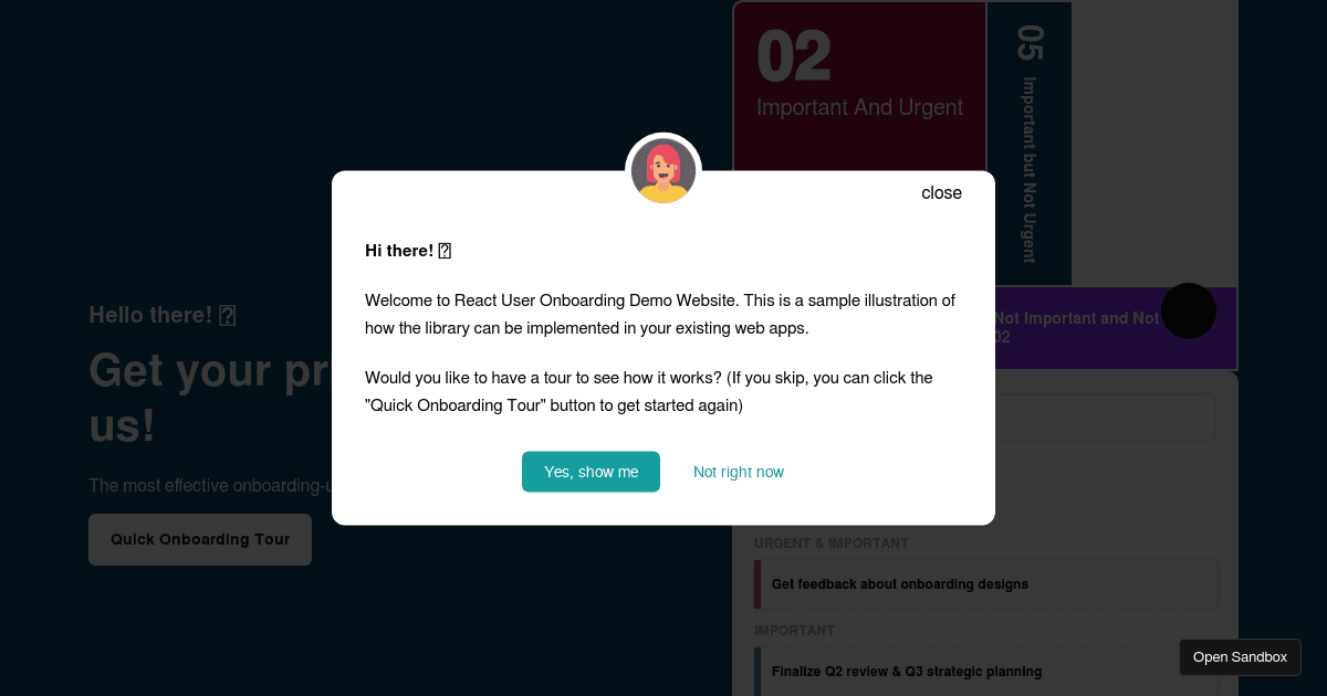 Onboarding-UI - Codesandbox