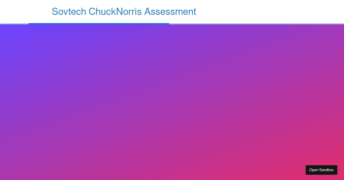 chuck - Codesandbox