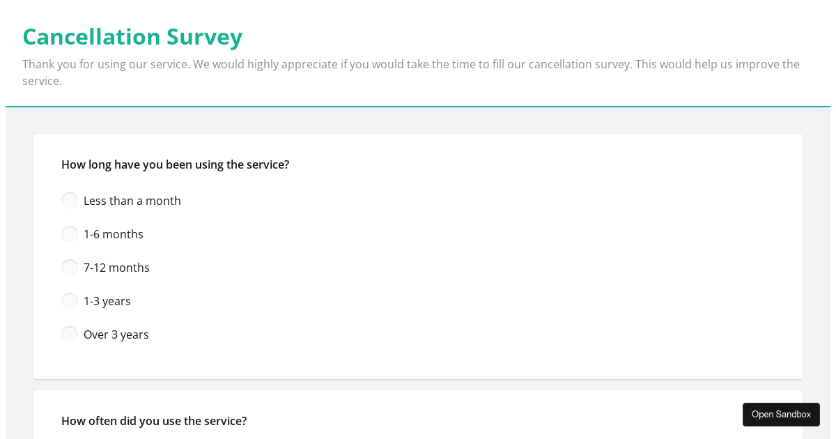 surveyjs-angular - Codesandbox