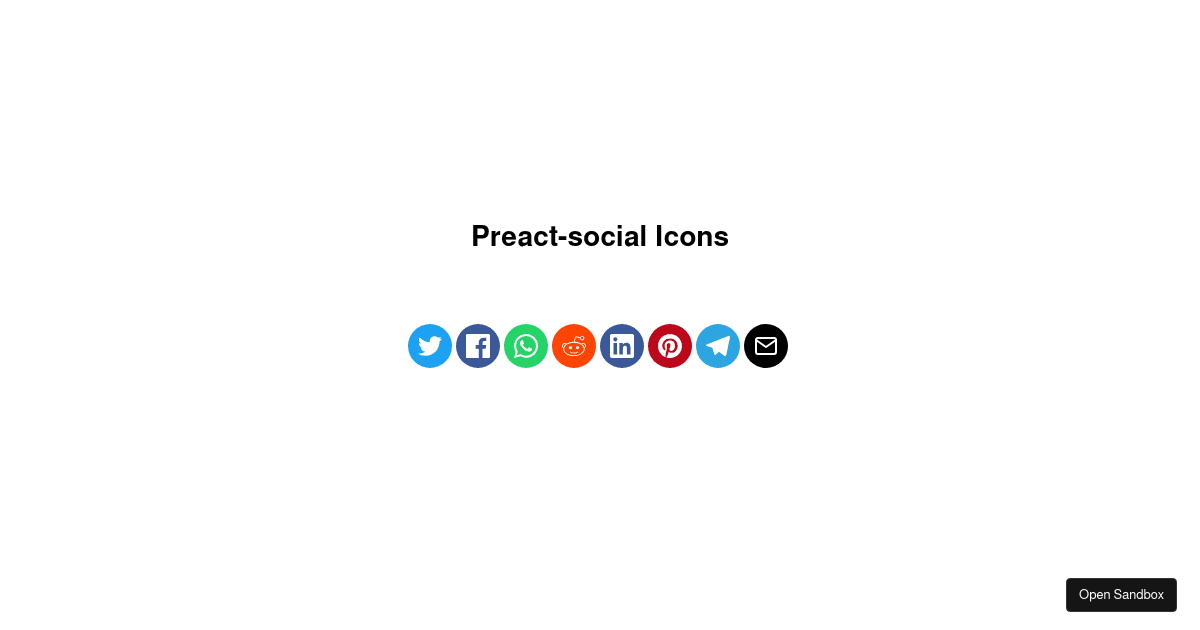 preact-social - Codesandbox