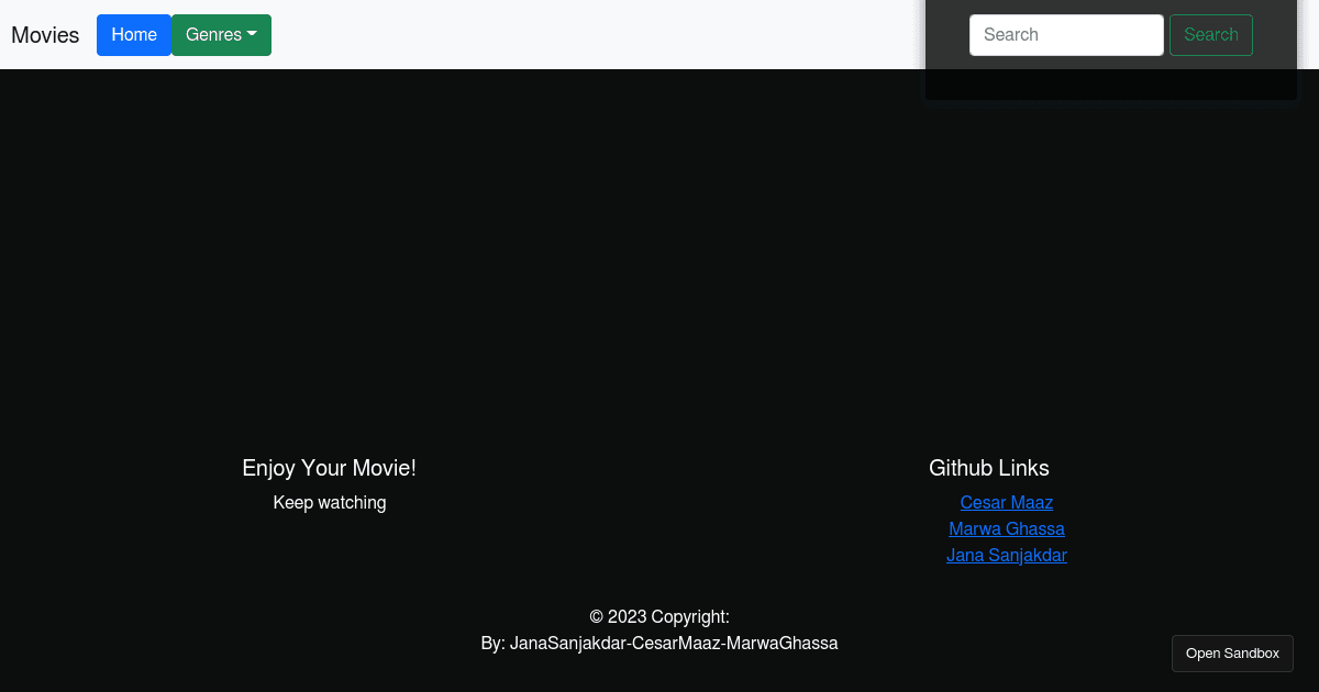 movie-project-v4 (forked) - Codesandbox