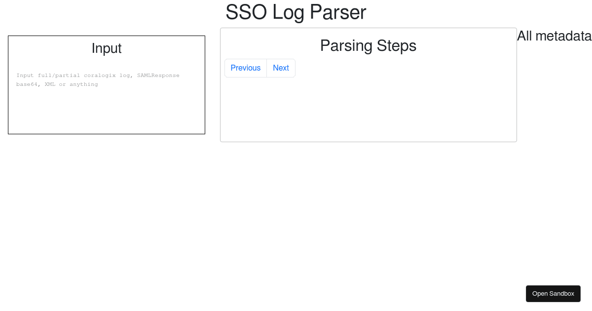 sso-log-parser - Codesandbox
