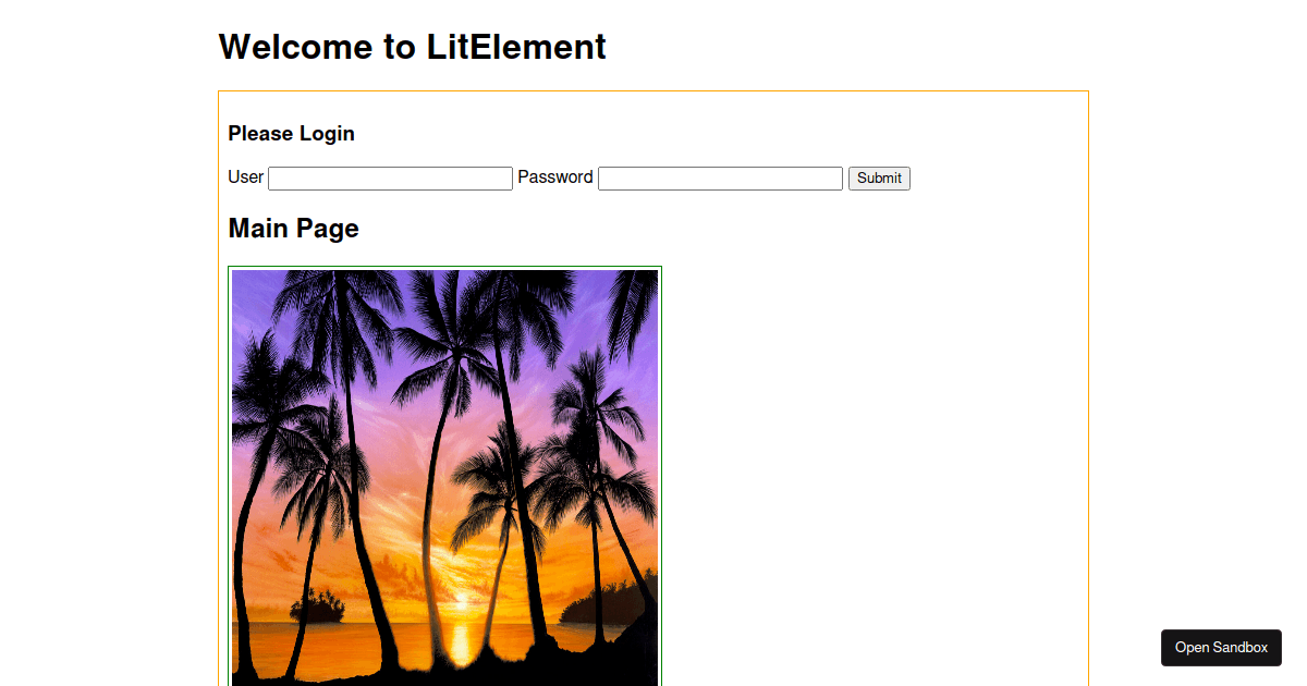 First Lit Project - Codesandbox