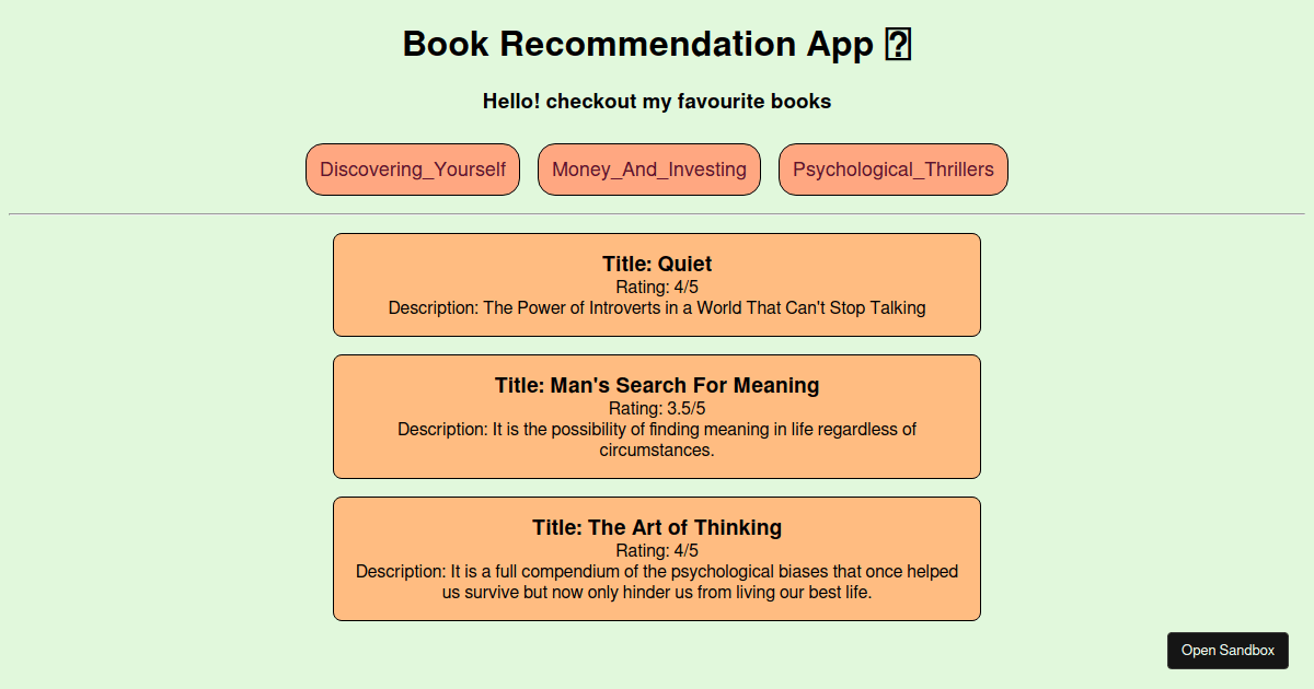 books-recommendation-app - Codesandbox