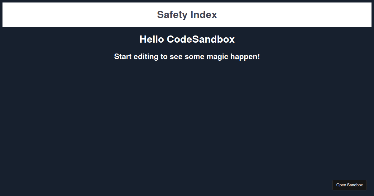 interesting-einstein-p81zv2 - Codesandbox