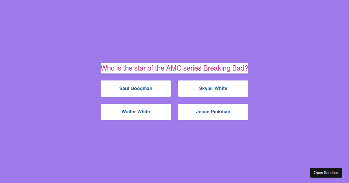 quiz-game - Codesandbox