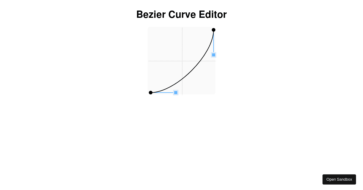 bezier-curve-editor (forked) - Codesandbox