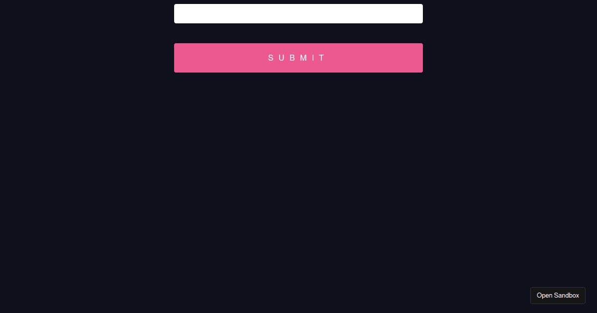 React Hook Form - criteriaMode all - Codesandbox