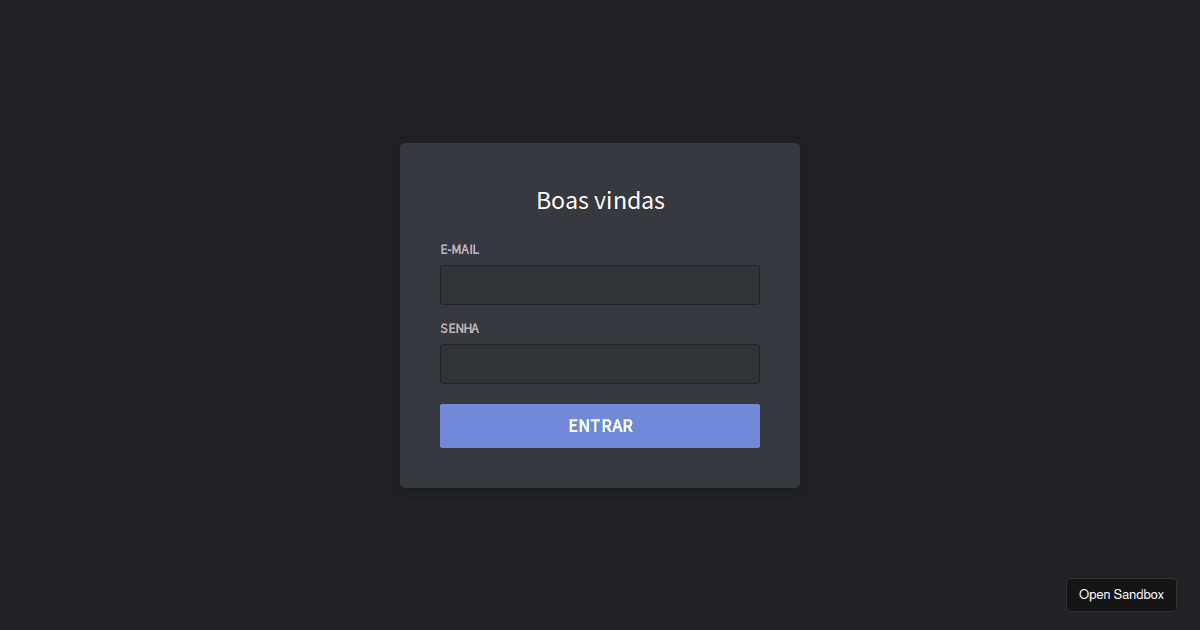 frontend - Codesandbox
