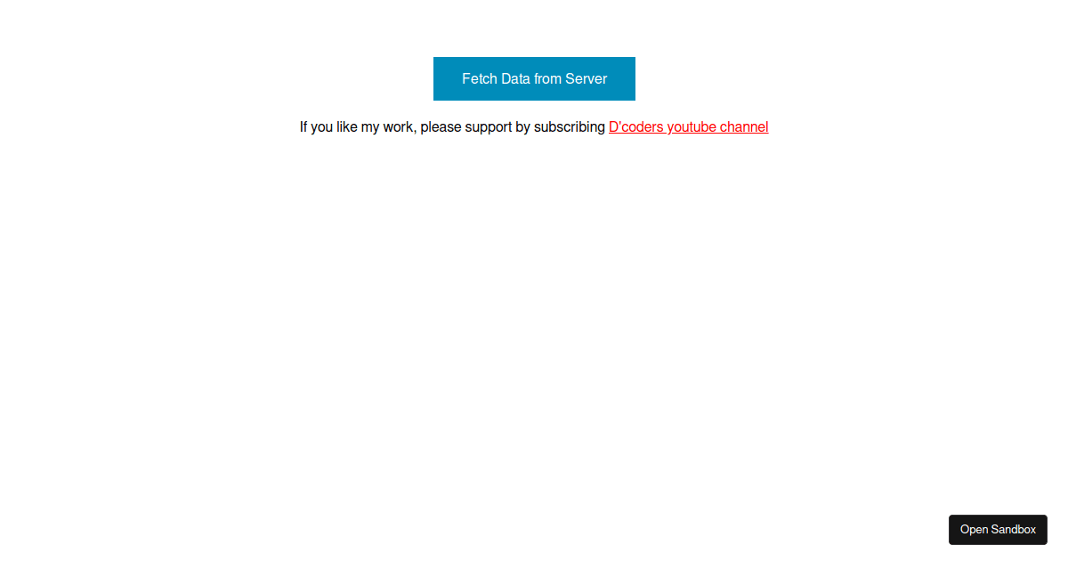 Button with loading spinner in reactjs (forked) - Codesandbox