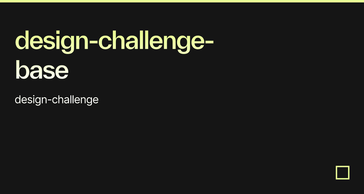 design-challenge-base - Codesandbox