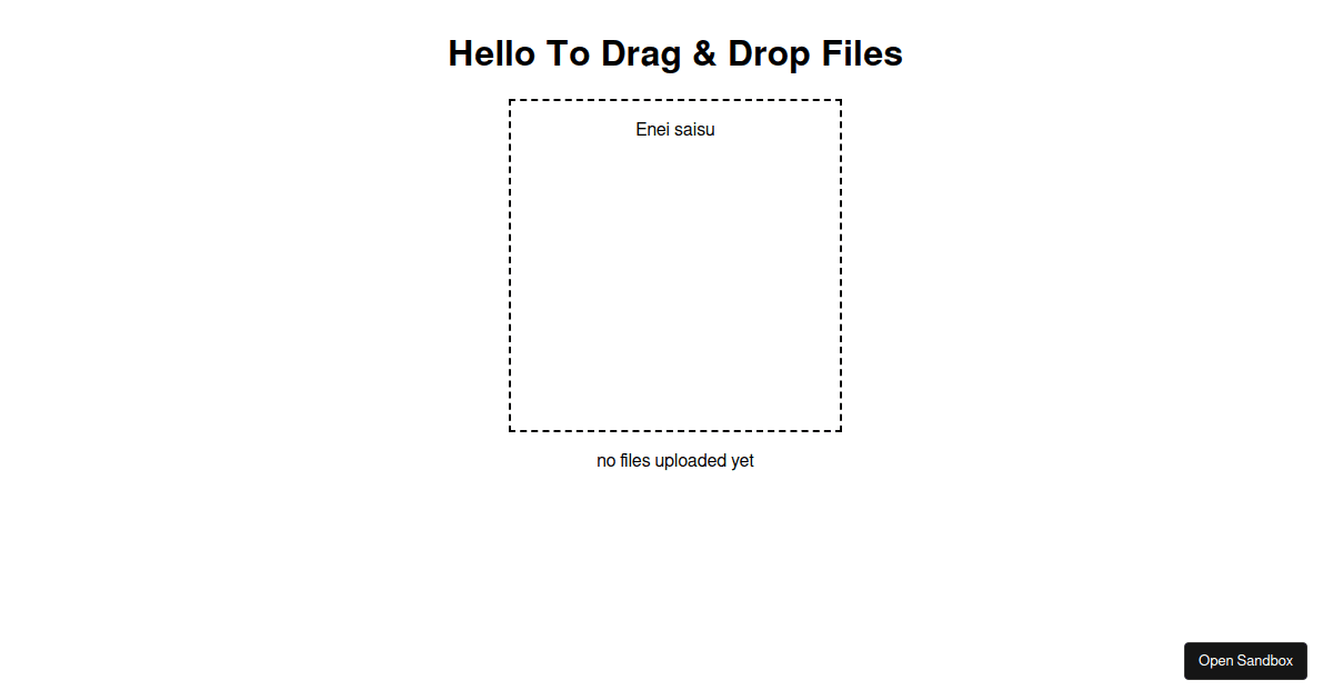 react-drag-drop-files (forked) - Codesandbox