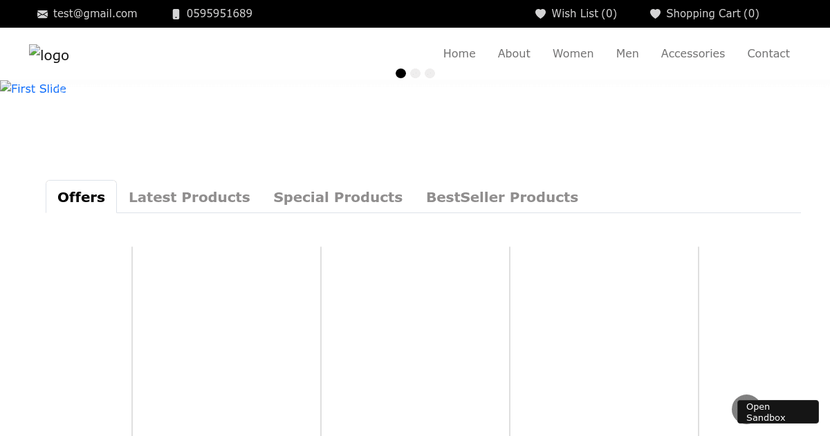 my-ecommerce-react-app - Codesandbox