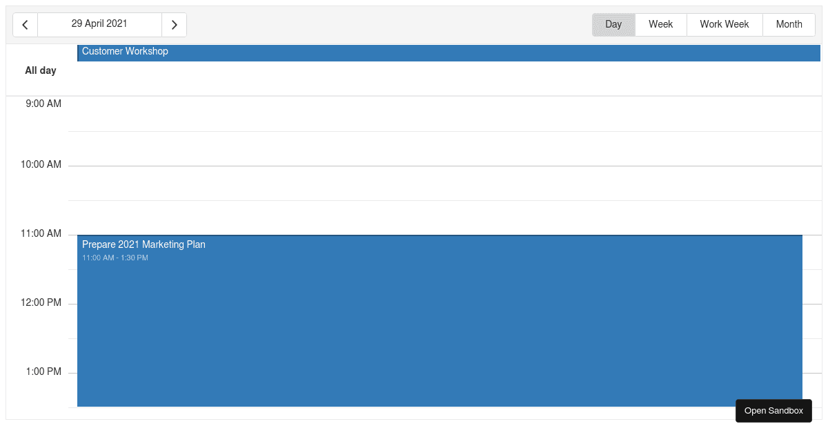 Basic Views - DevExtreme Scheduler - Codesandbox