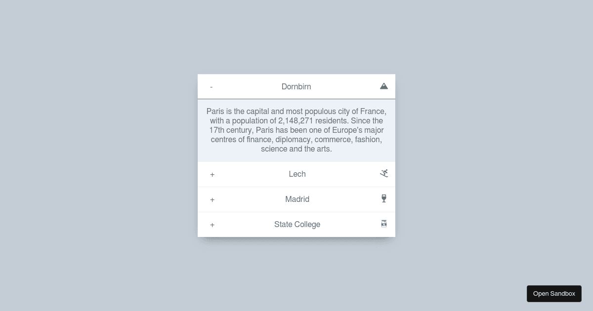 React Accordion Codesandbox 9386