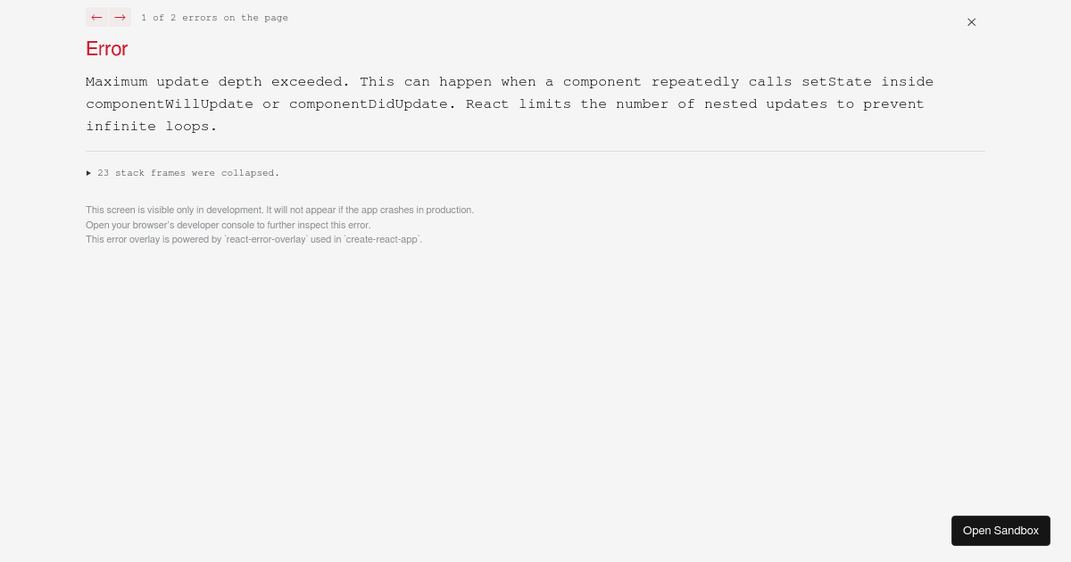 React Typescript Forked Codesandbox