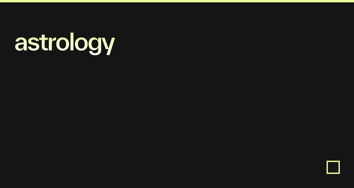 astrology - Codesandbox