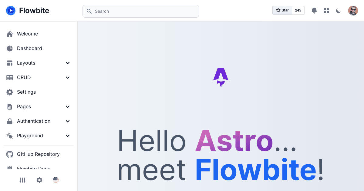 flowbite-astro-admin-dashboard - Codesandbox