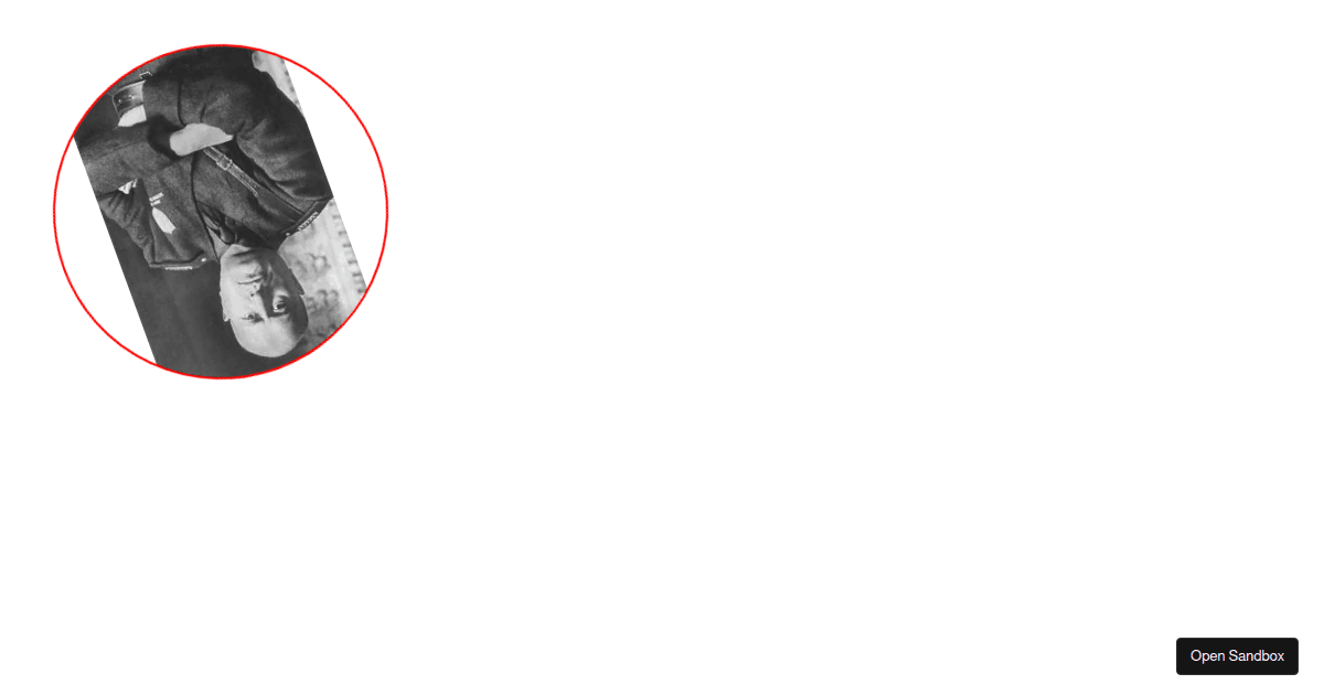 Image Rotation Codesandbox