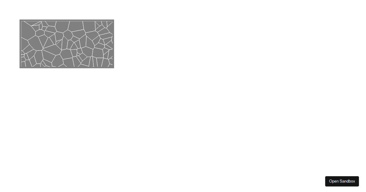 voronoi-hover - Codesandbox