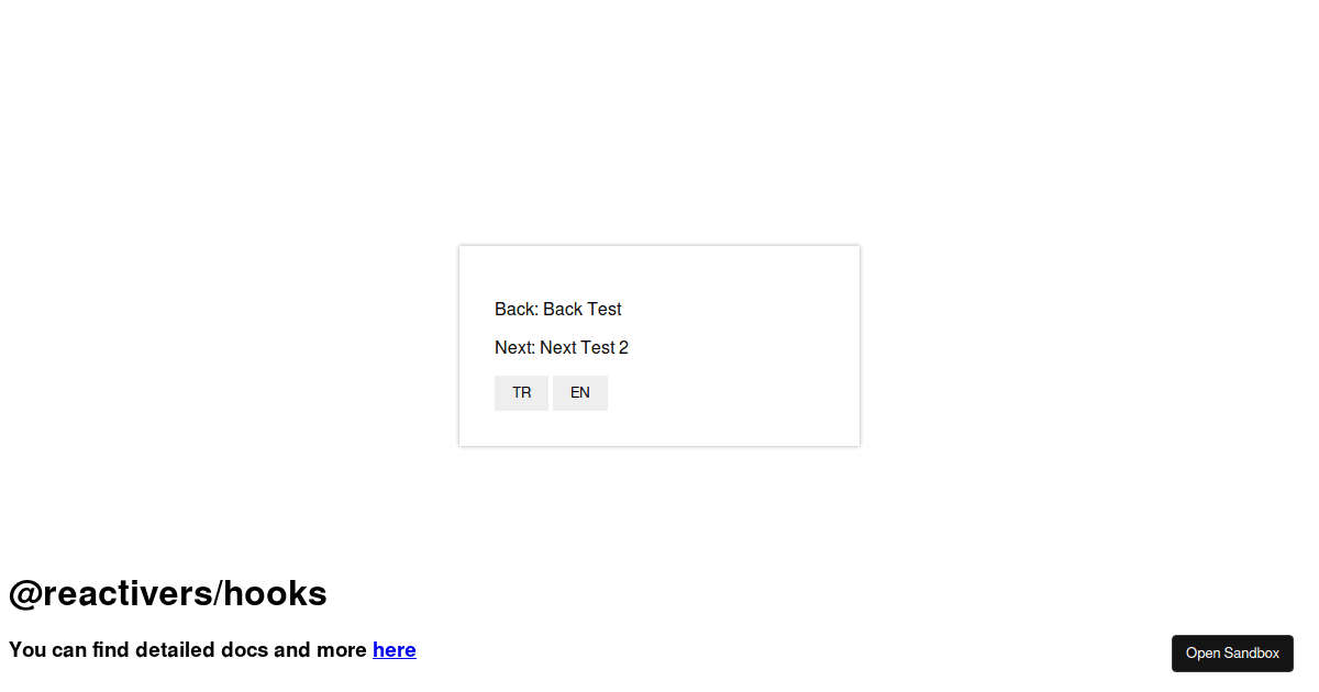 React Multi Language Localization With Reactivershooks Codesandbox
