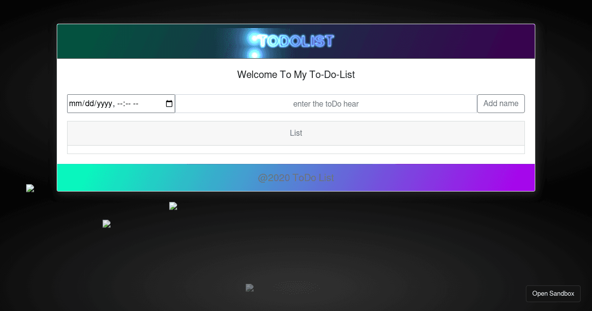 react-todolist - Codesandbox