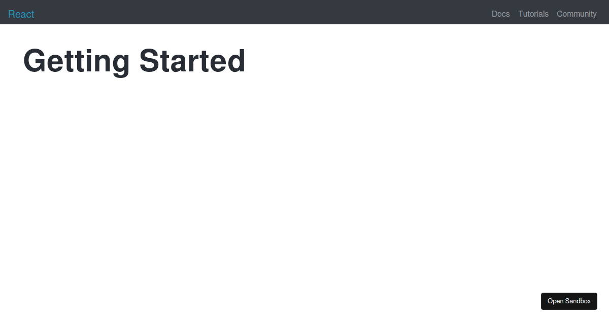 Redirection Automatique Dans React Codesandbox