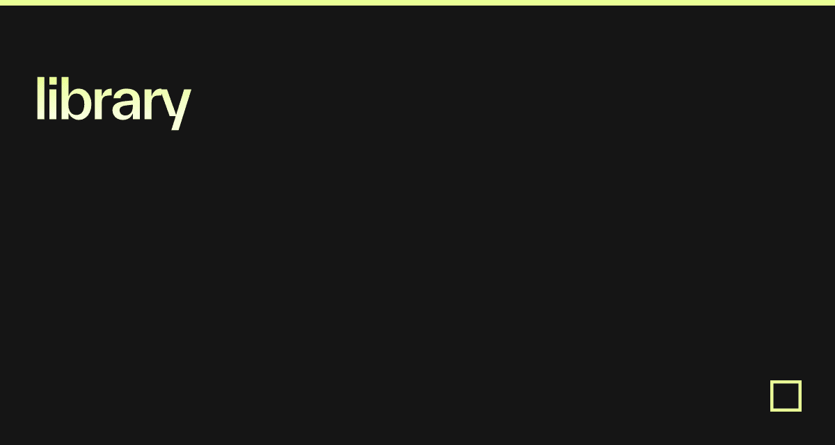 library - Codesandbox