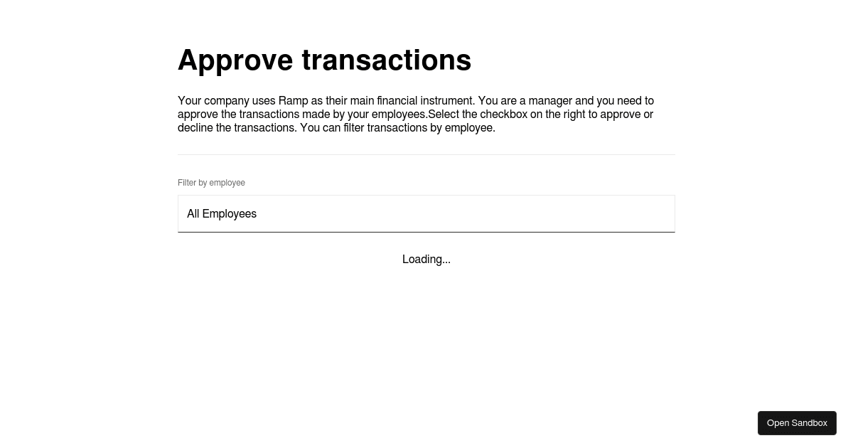 ramp-fe-challenge - Codesandbox