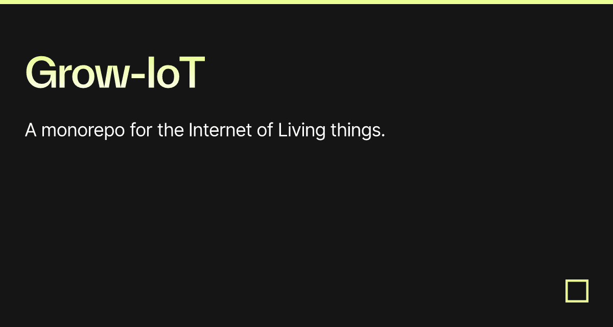 Grow-IoT - Codesandbox