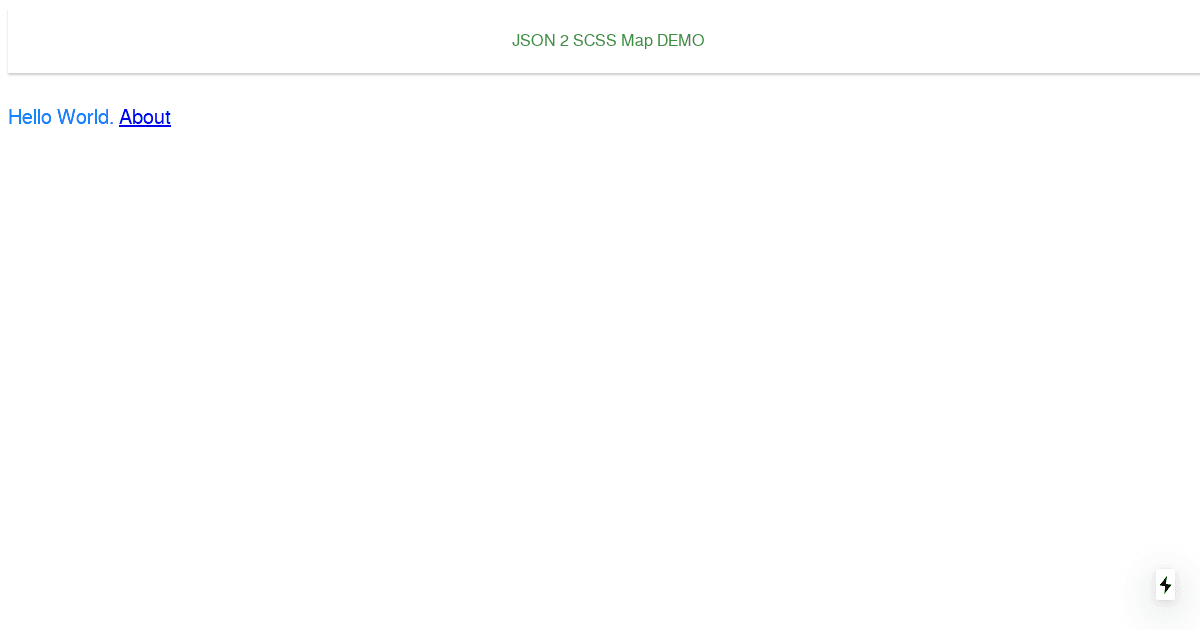 Json2scss-map-demo - Codesandbox